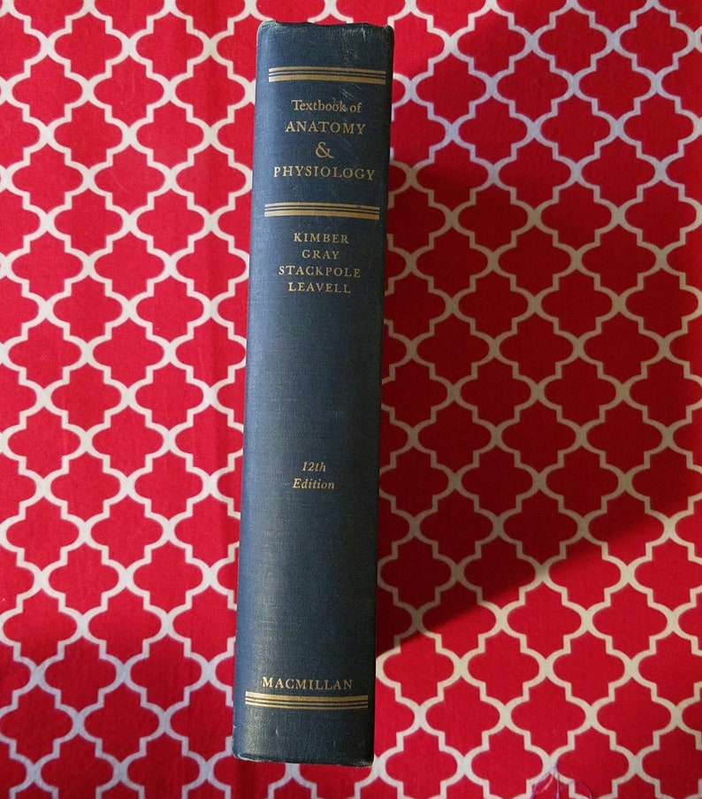 1949 Kimber and Gray Anatomy Physiology Nursing Book Doctor Gift Nurse ...