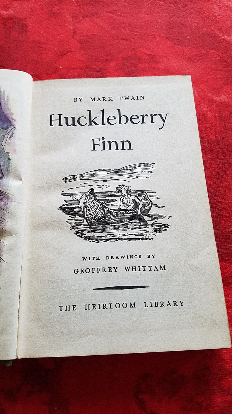 1950's Huckleberry Finn Whitman Classics Set Classic Stories American ...