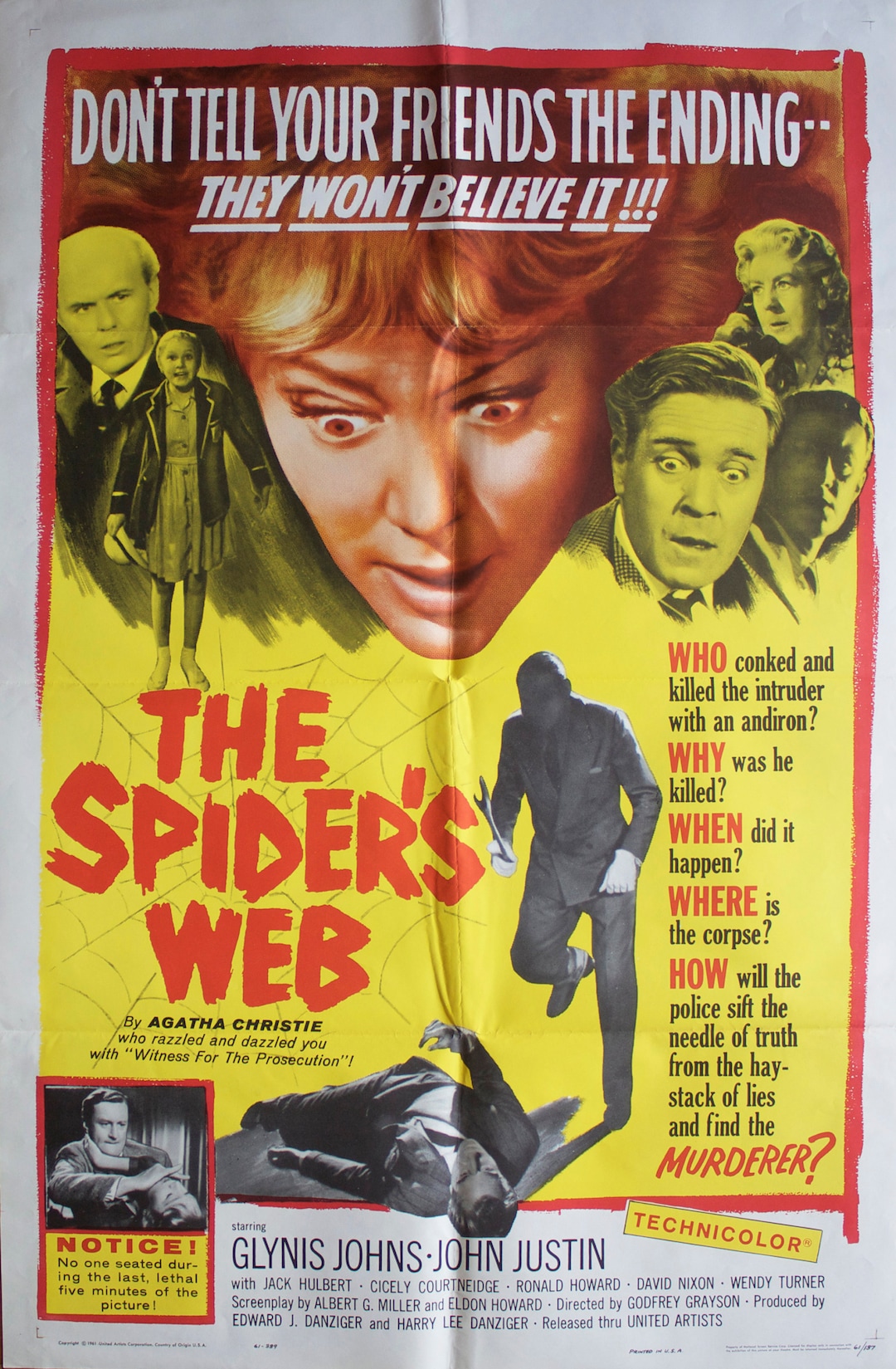 The Spider's Web (original Movie Poster) - Etsy