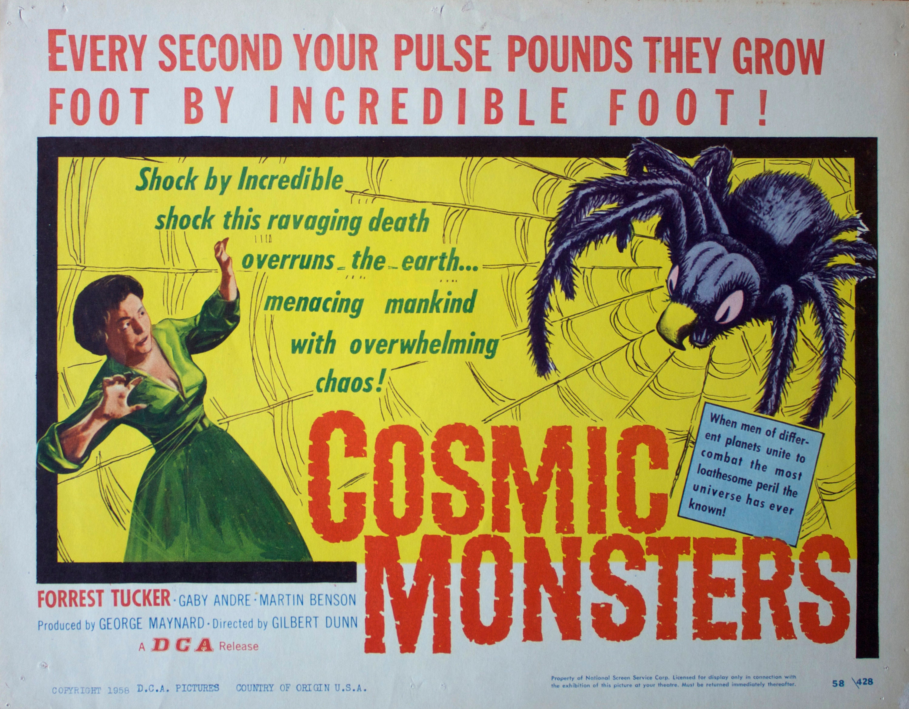 Cosmic Monsters original Movie Poster - Etsy