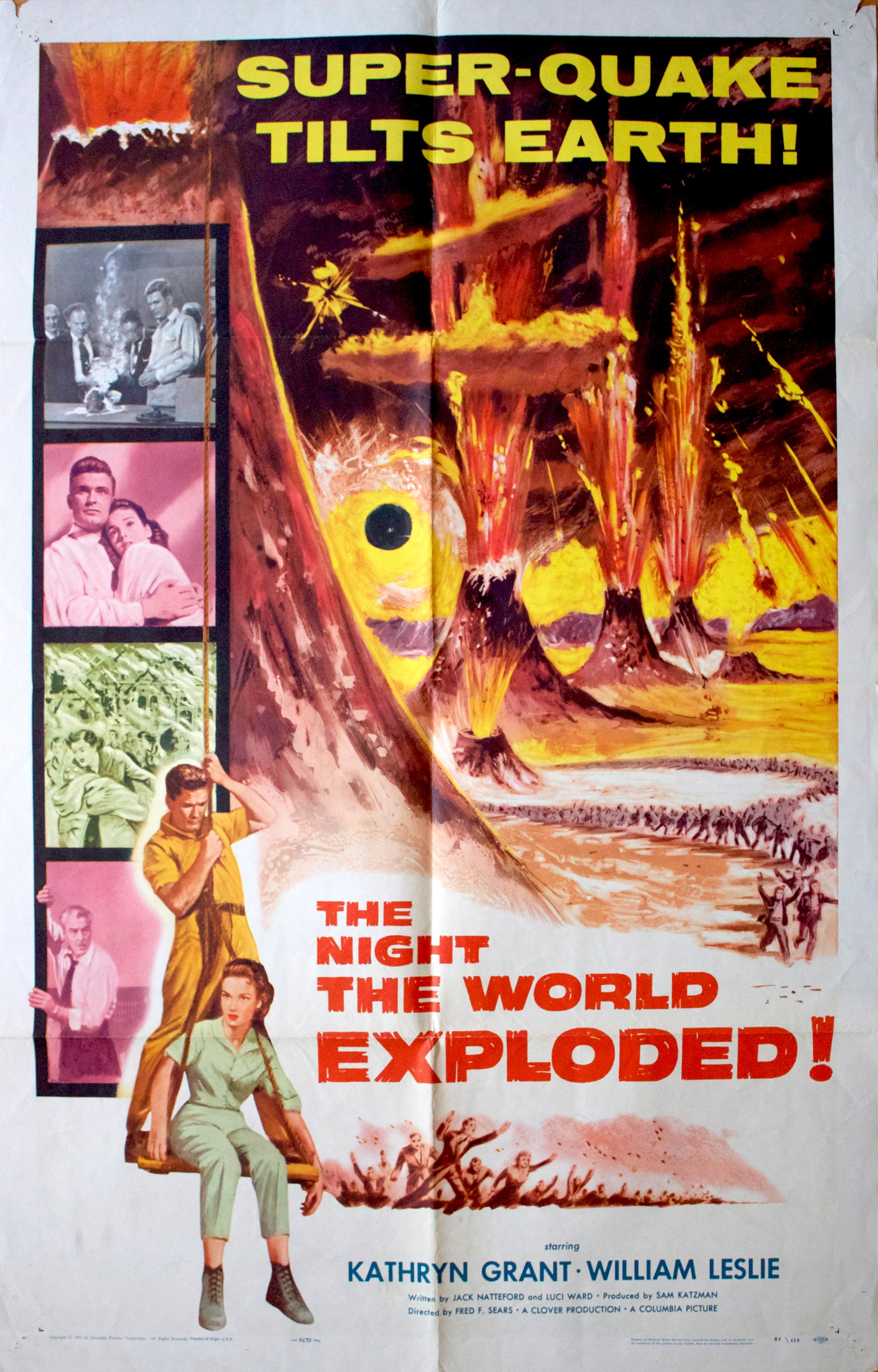 The Night the World Exploded (original Movie Poster) - Etsy