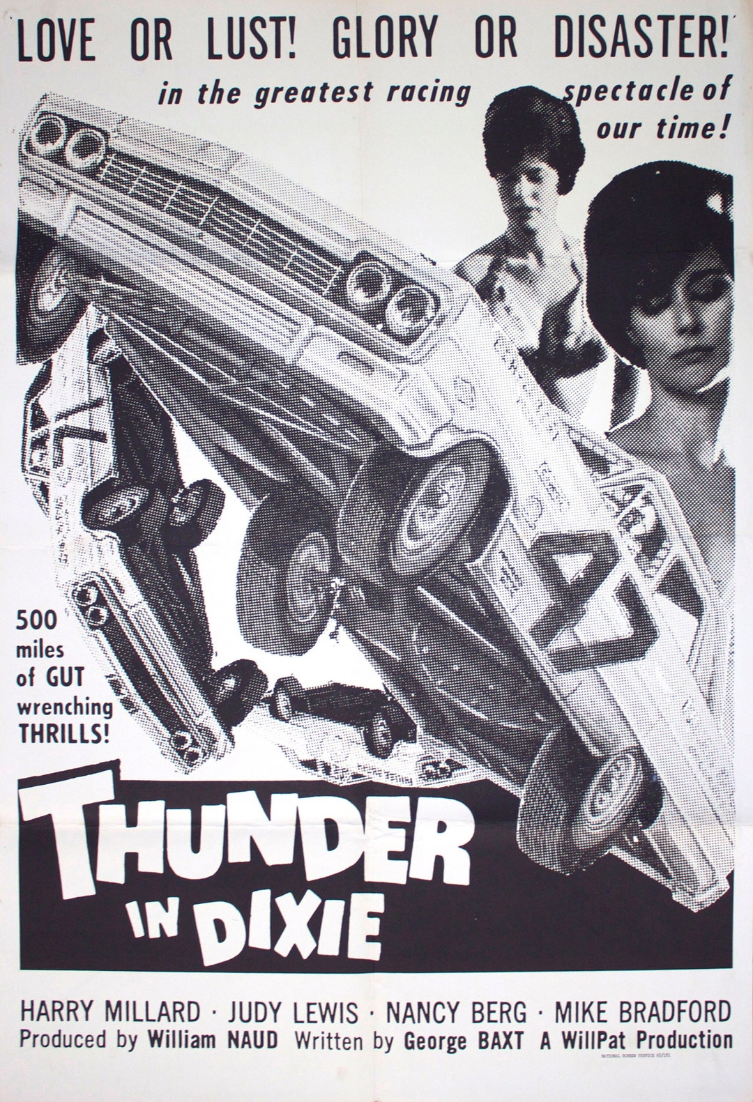 Thunder in Dixie (original Movie Poster) - Etsy