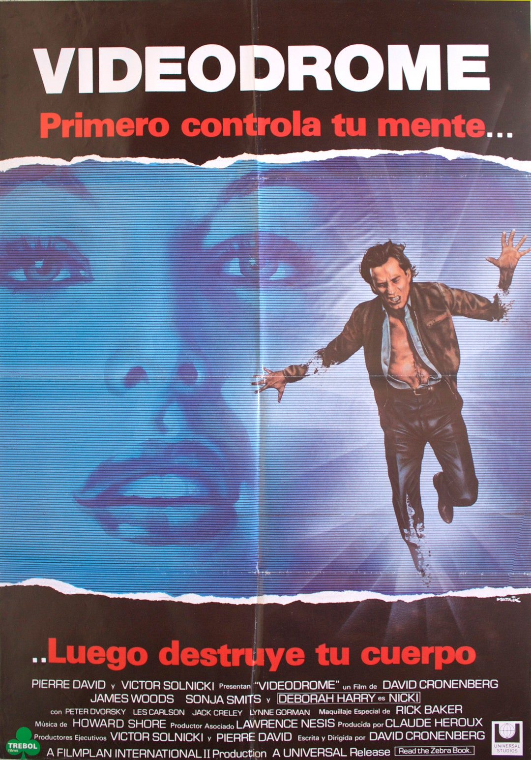 Videodrome (original Movie Poster) - Etsy