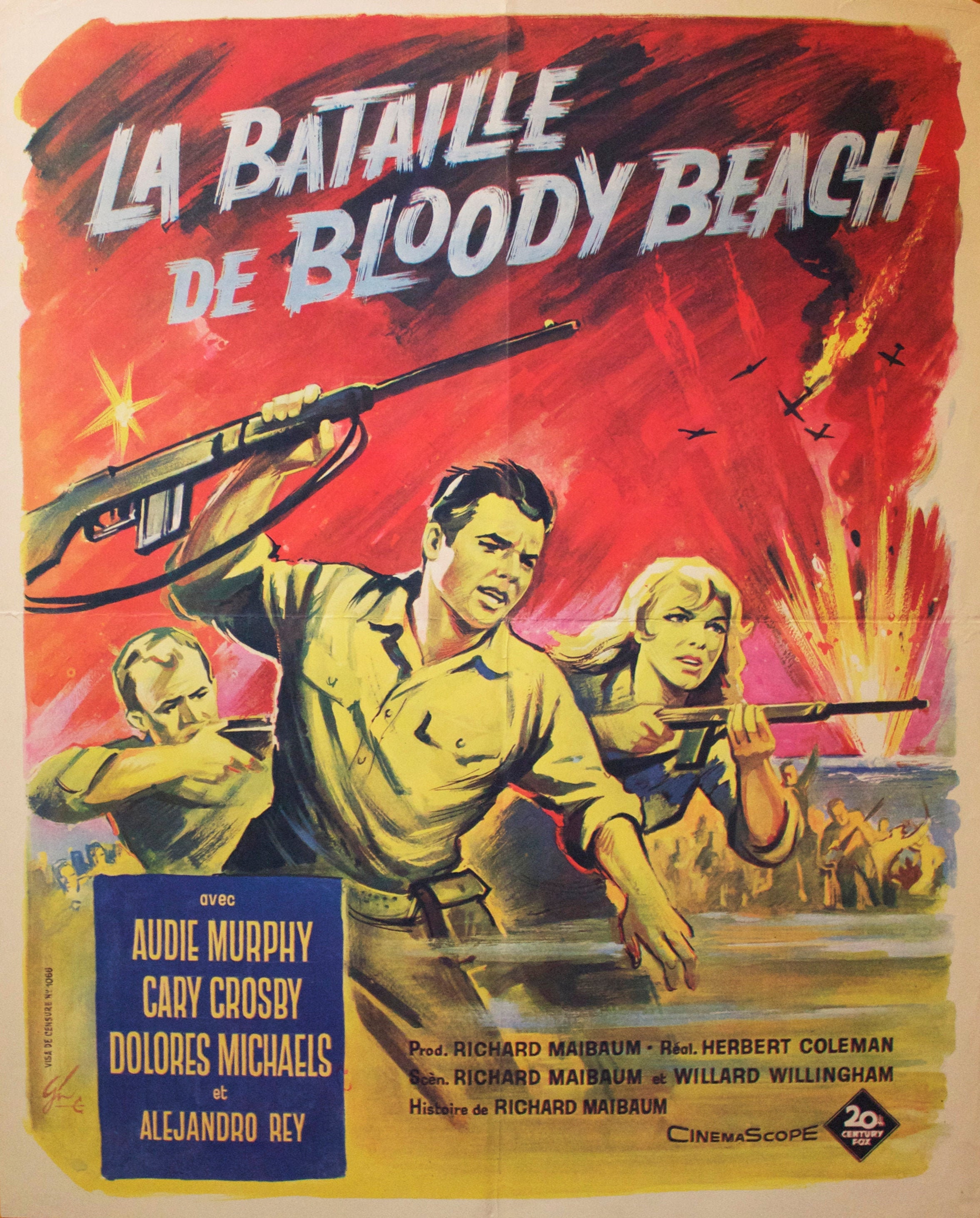 Battle at Bloody Beach original Movie Poster - Etsy