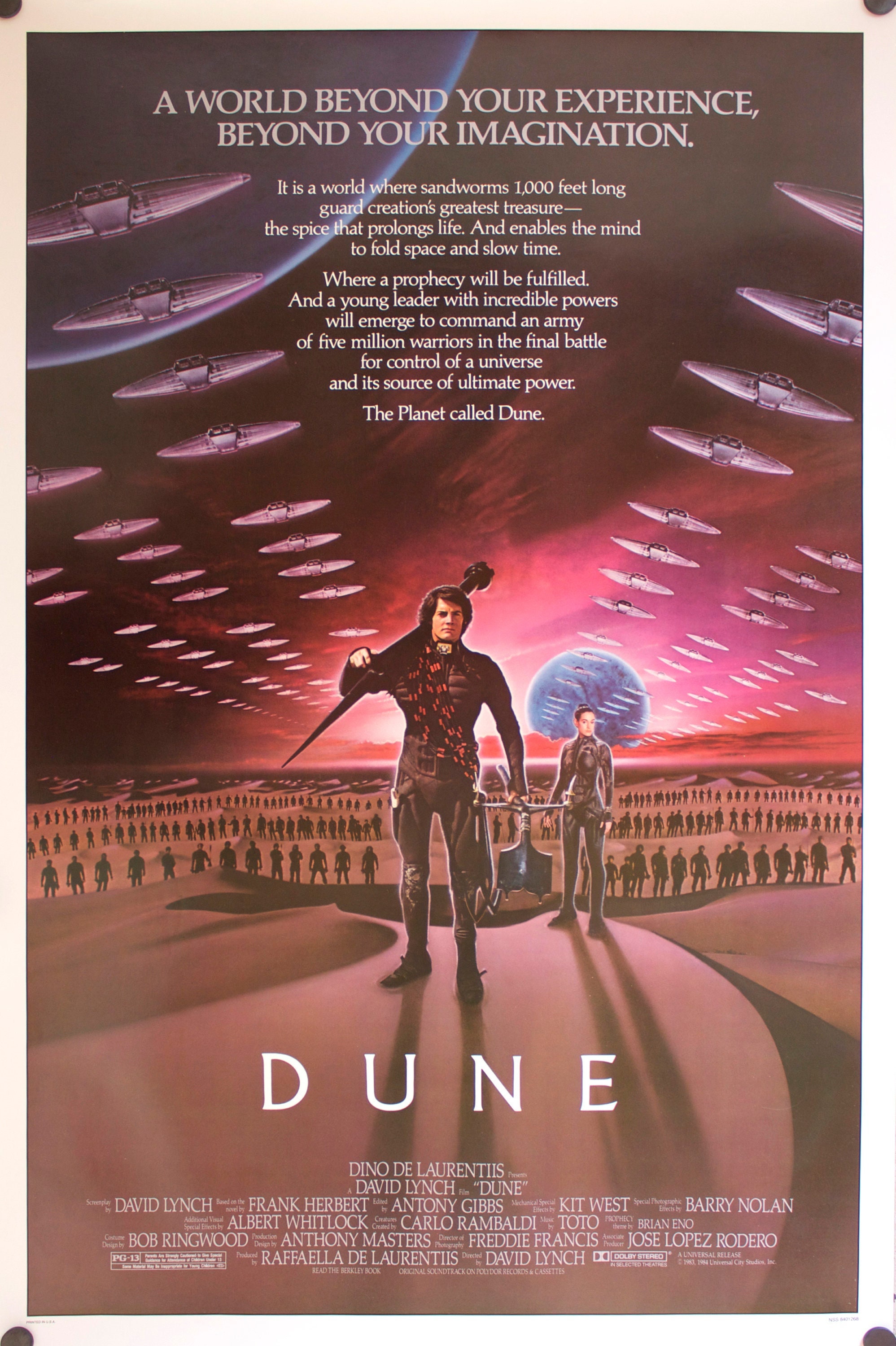 Dune original Movie Poster - Etsy UK