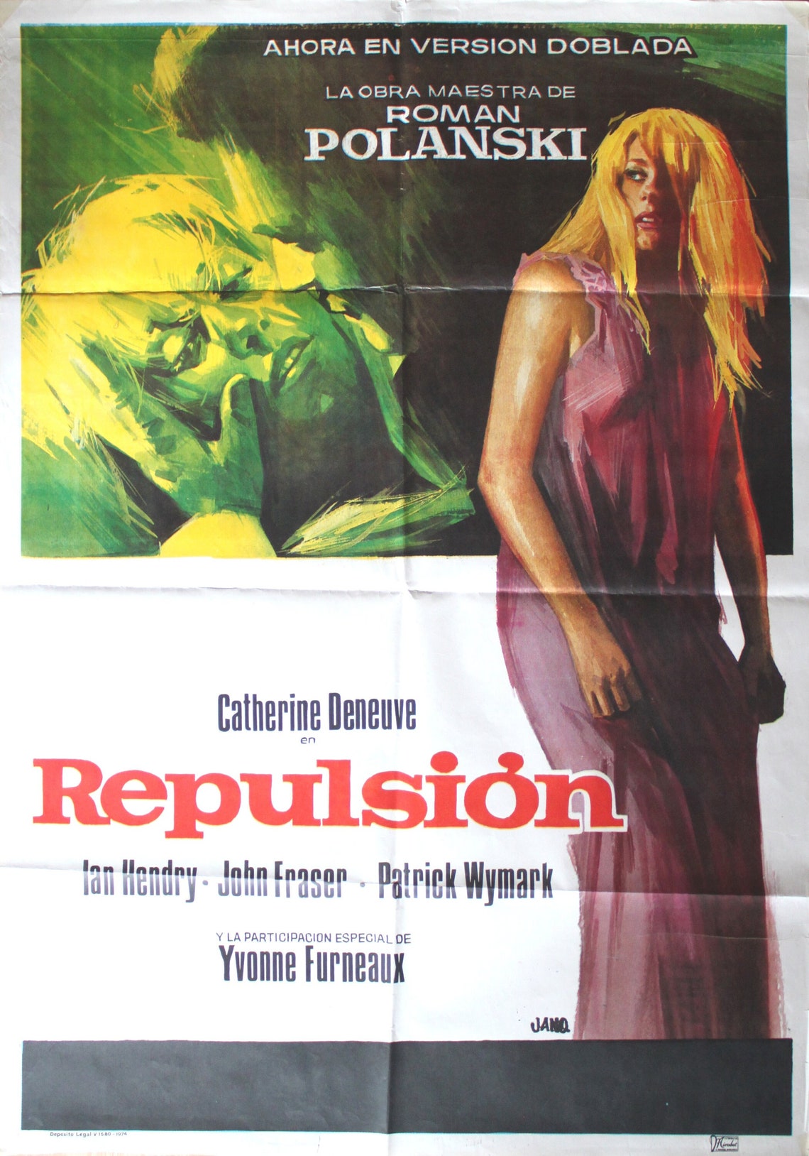 Repulsion original Movie Poster - Etsy