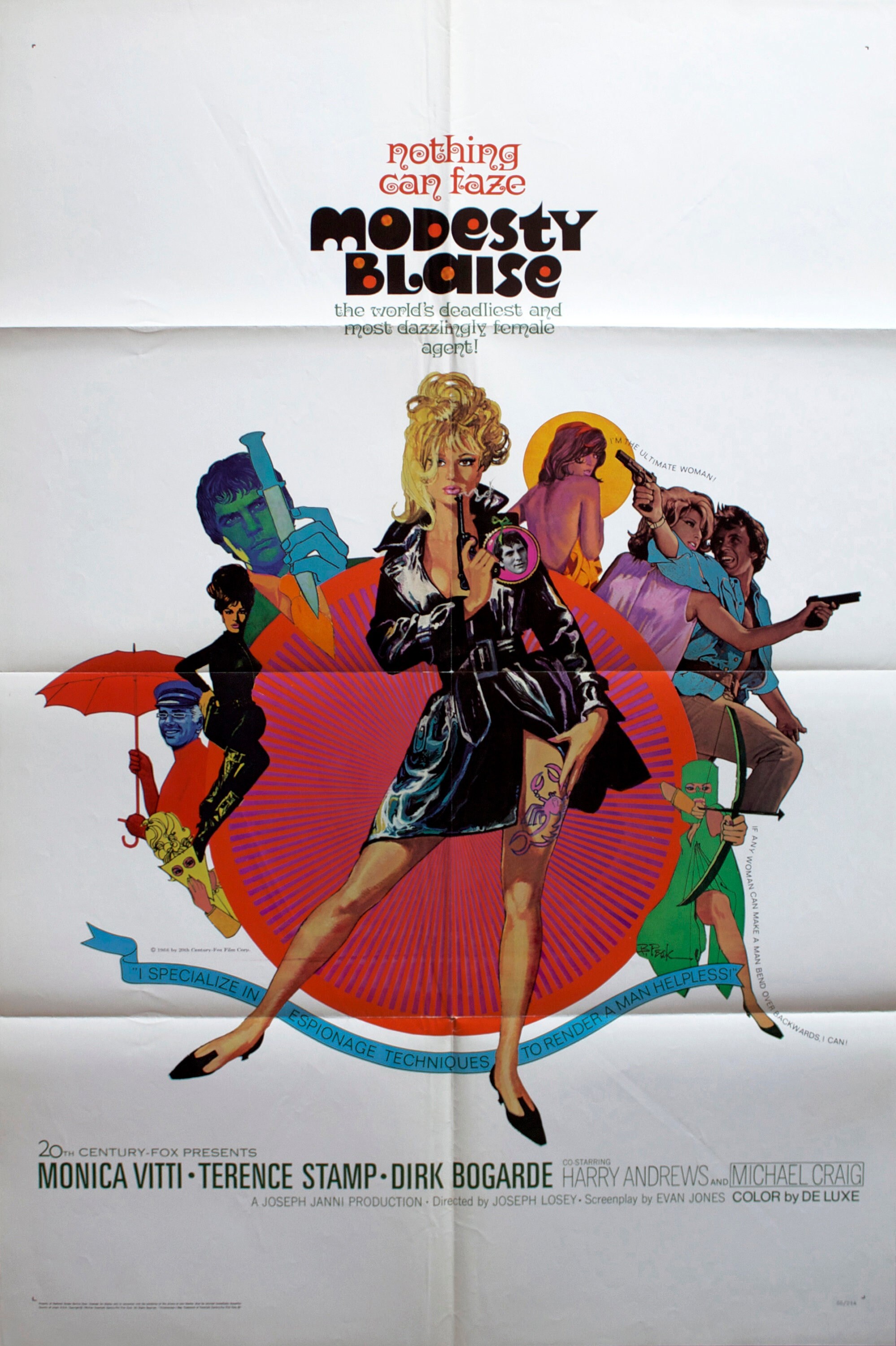 Modesty Blaise (orinal Movie Poster) - Etsy