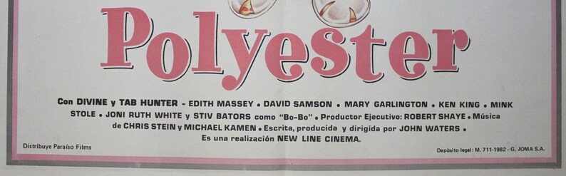 Polyester original Movie Poster - Etsy