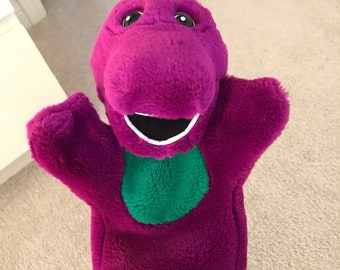 Barney puppet | Etsy