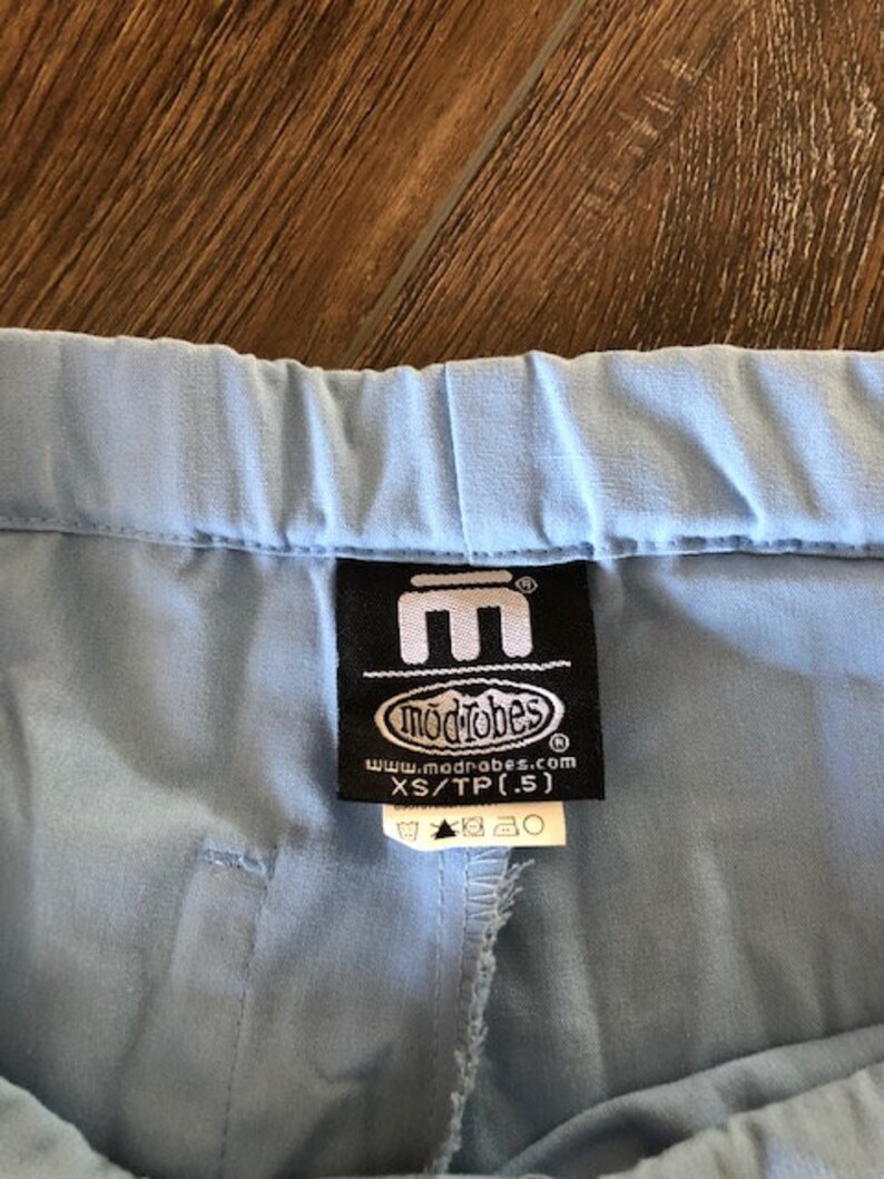 Vintage Mod-robes Blue Pants Wide leg Modrobes Scrubs 90's | Etsy