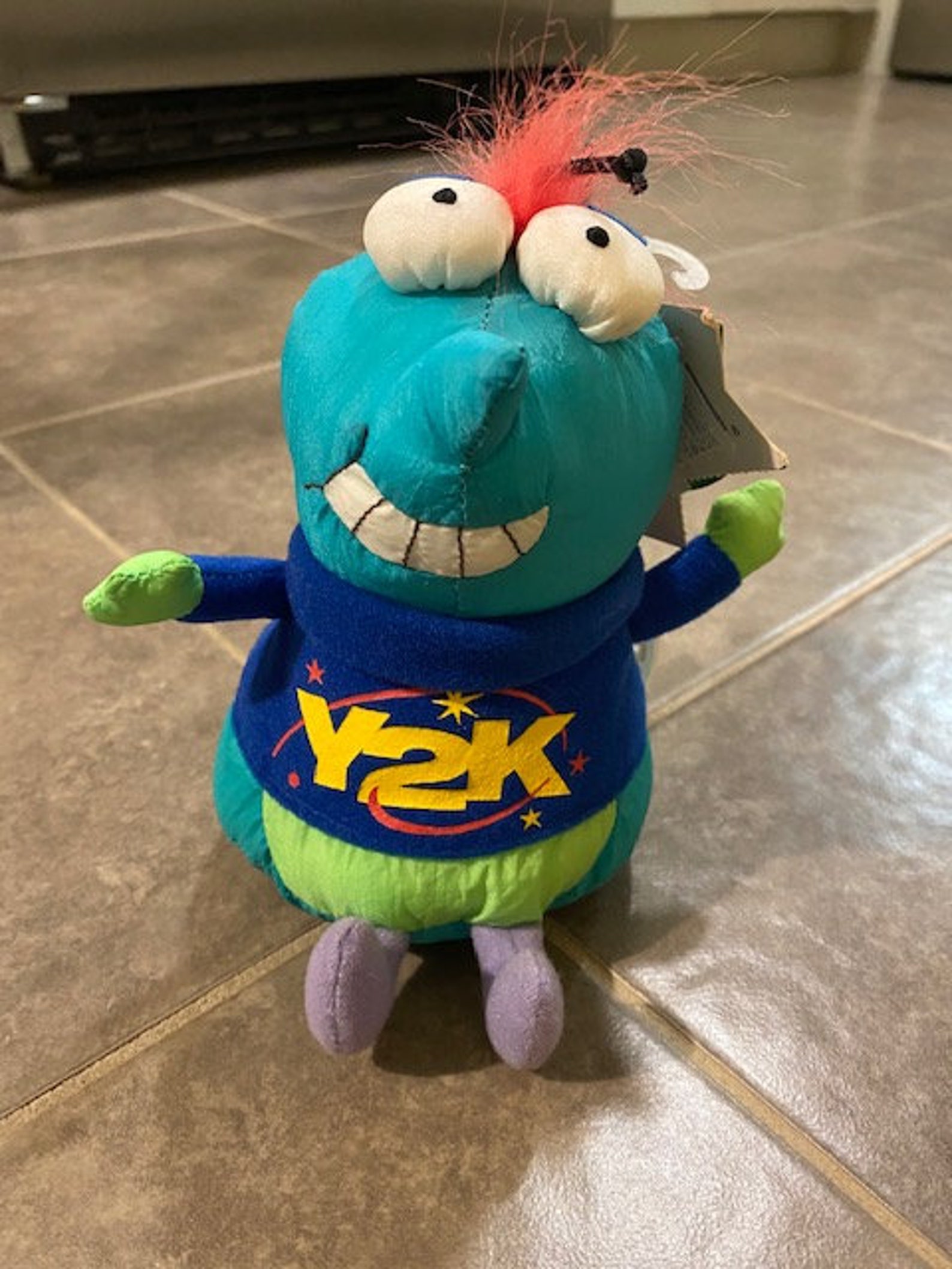 Hallmark Crash The Y2K Bug Plush With Tags Internal Battery | Etsy