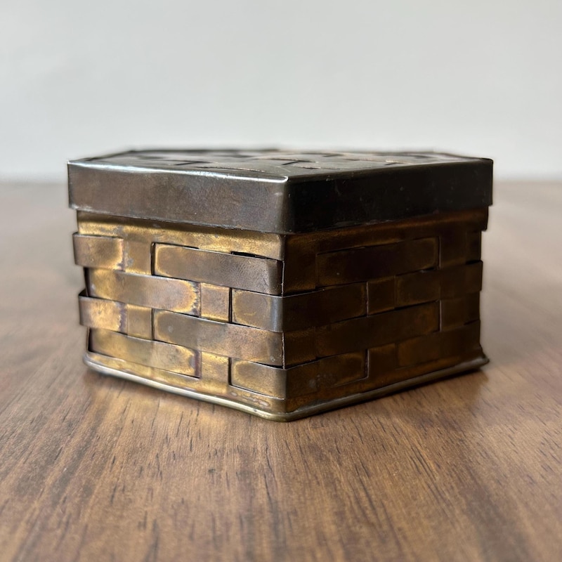 Brass Woven Boxes - Etsy