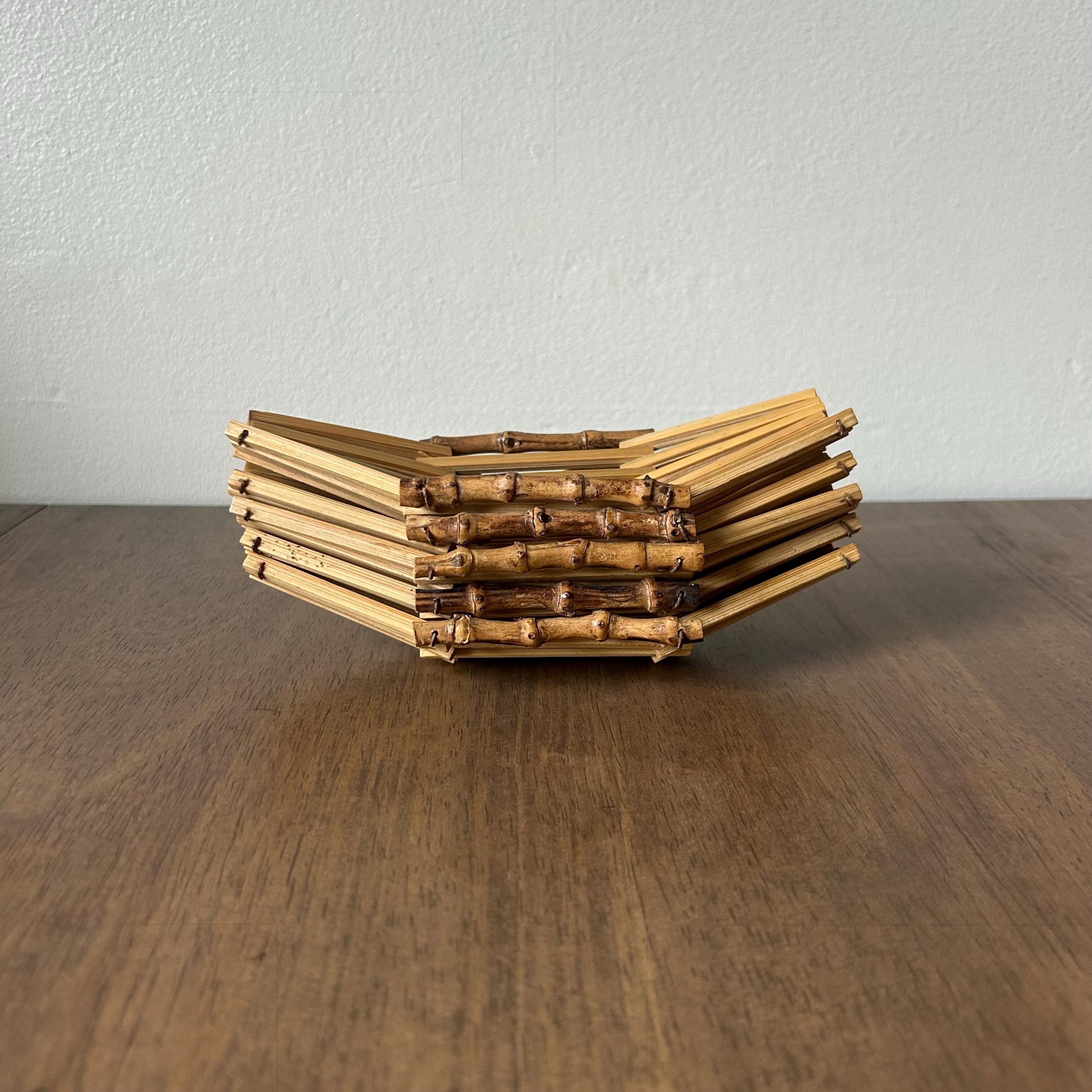 Set of Five Vintage Japanese Bamboo Oshibori Trays - Etsy
