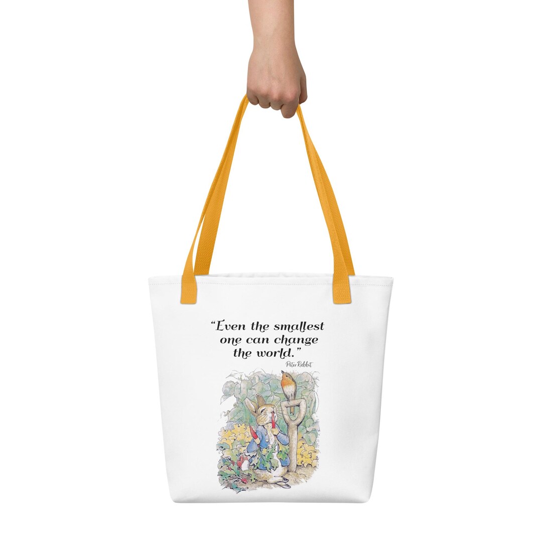 Peter Rabbit Tote Bag Peter Rabbit Quote Classic Literature Peter ...