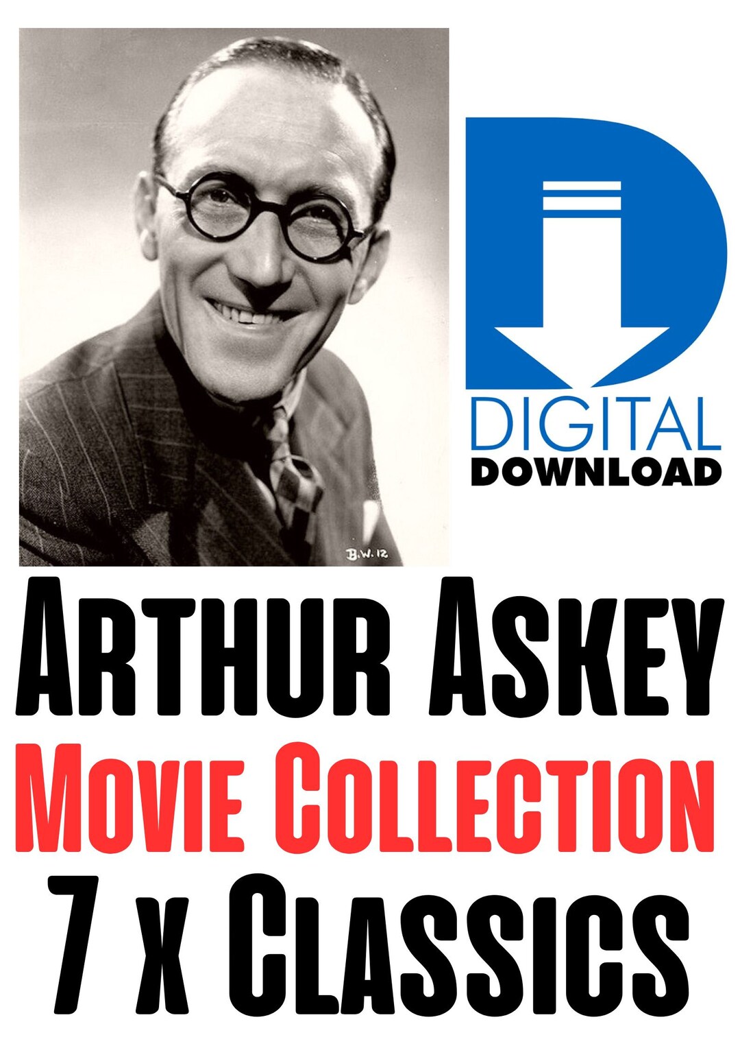 Arthur Askey 7 Classic Movies the Ghost Train 1941 Etc Digital Download ...