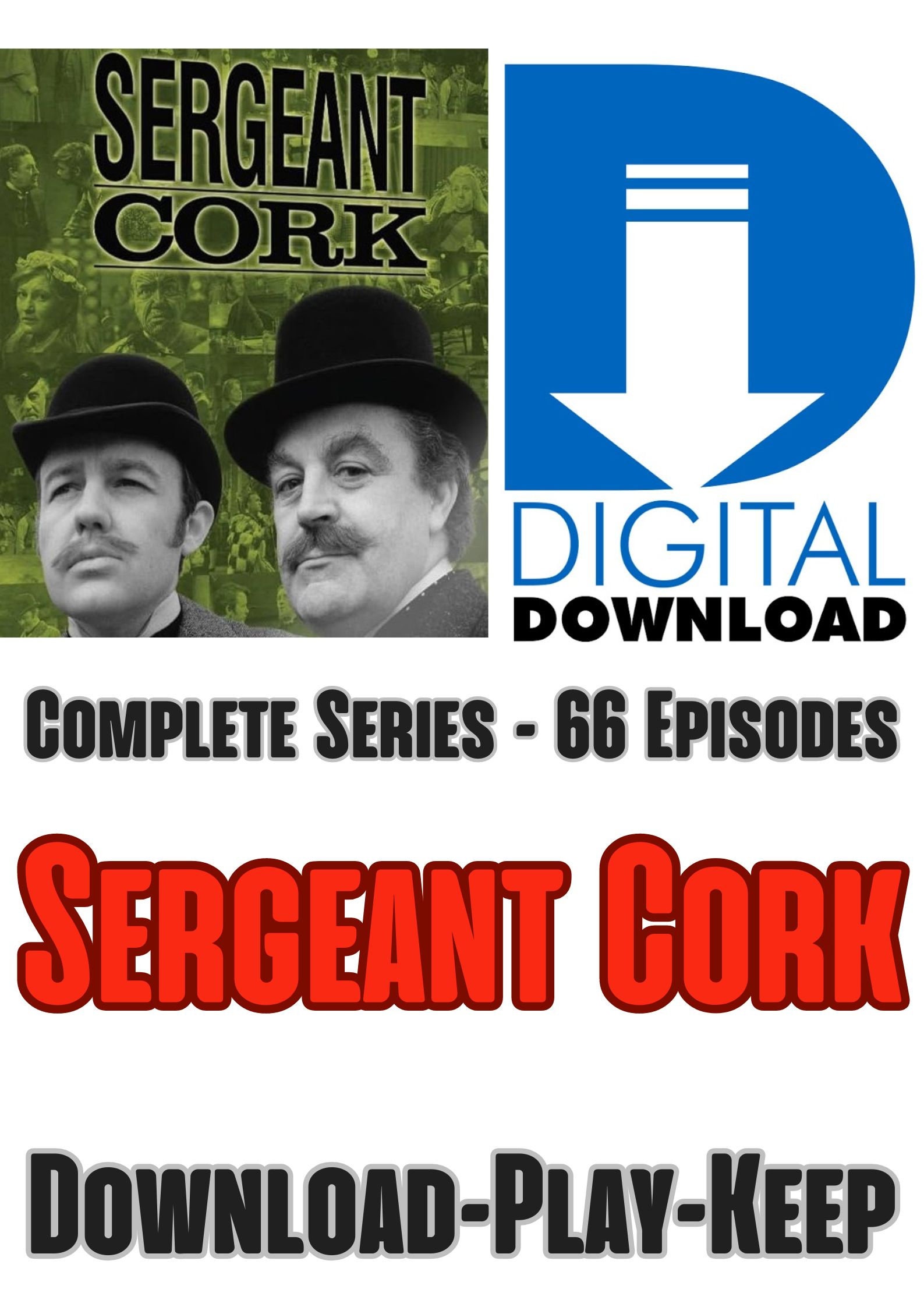 Sergeant Cork Complete Series 66 Episodes Digital Download - Etsy