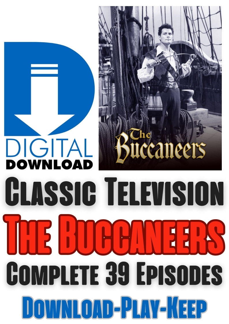 The Buccaneers TV Series Complete Series Robert Shaw 39 Episodes ...