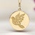 14k Solid Gold Hummingbird Pendant 14k Hummingbird Necklace Flying Bird ...