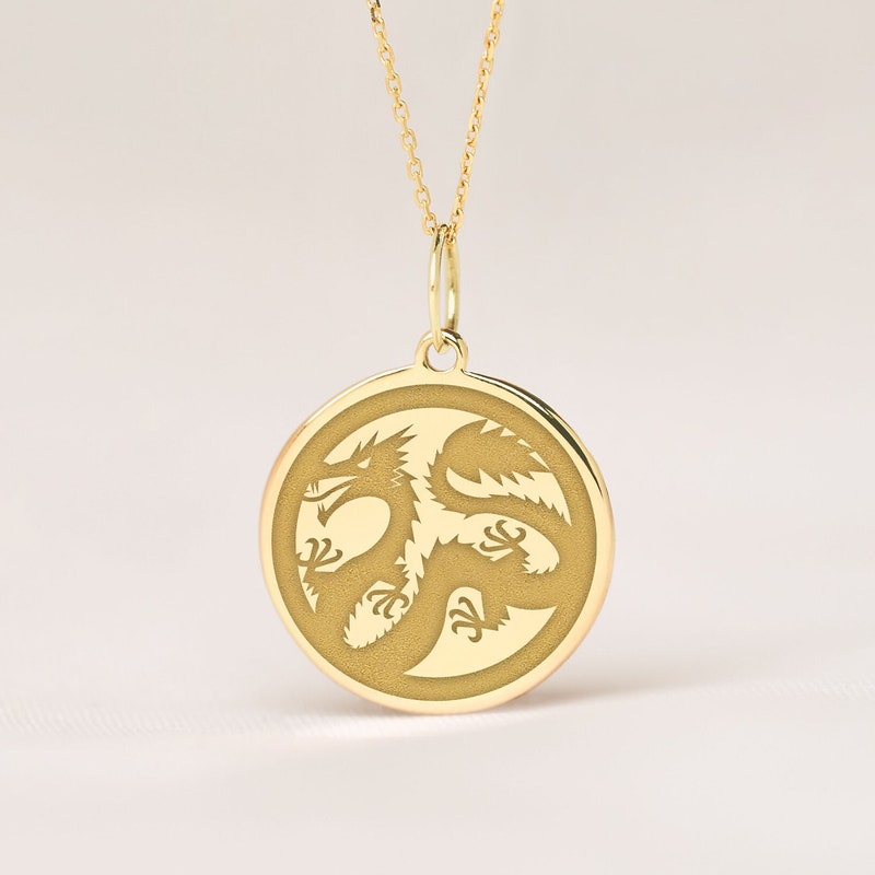 Chinese Dragon Necklace - Etsy