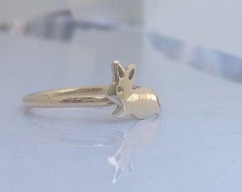 Rabbit ring | Etsy