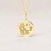 Golden Retriever Dog 14k Solid Gold Necklace • Personalized Golden ...