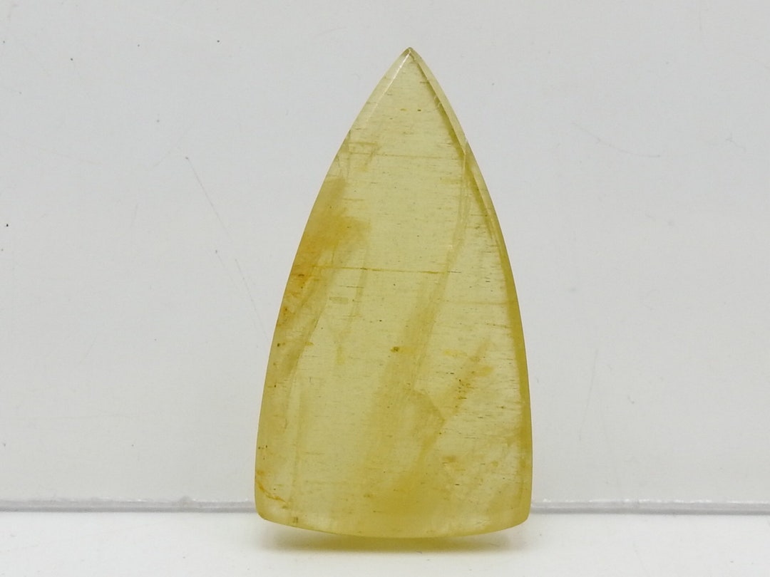 Heliodor Smooth Tringle Shape Cabochon/42x23x8 MM Approx/loose Stone ...