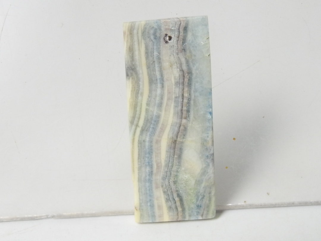 Blue Scheelite Smooth Rectangle Shape Cabochon/42x17x3 Mm/loose ...