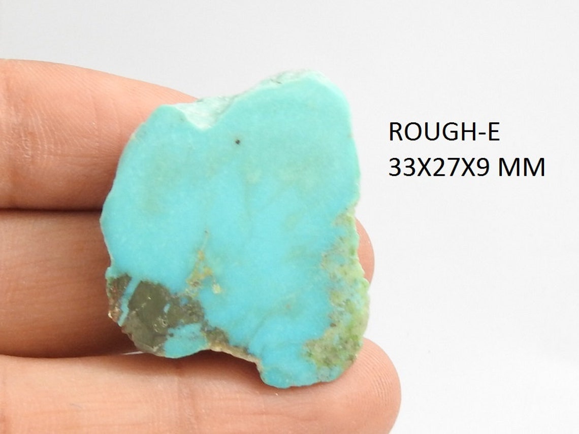 Arizona Turquoise Polished Rough SliceLoose RawGemstone | Etsy