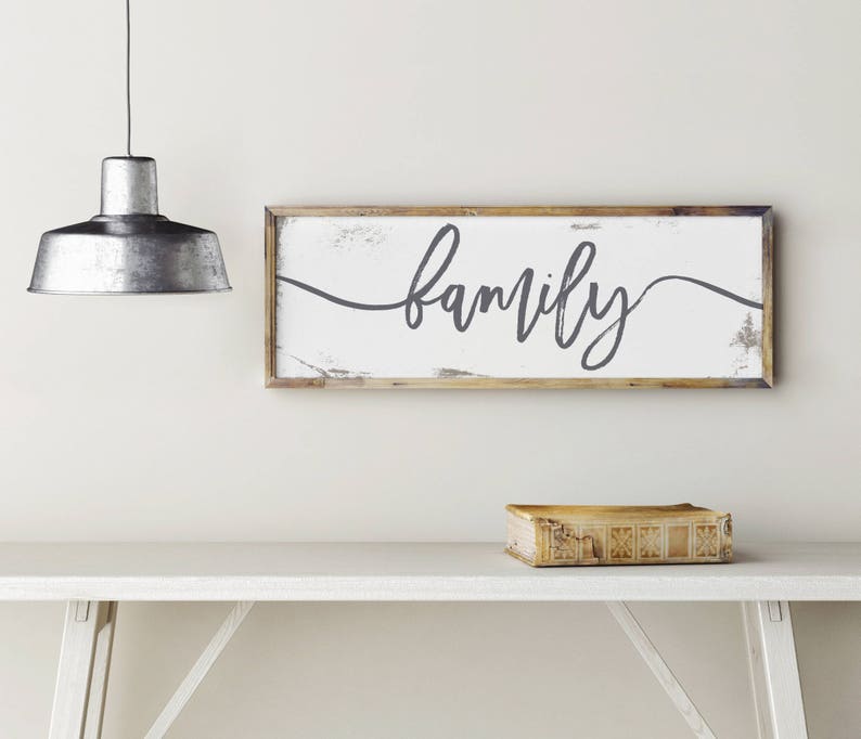 Printable Sign Family Sign Home Decor Fixerupper Signs - Etsy