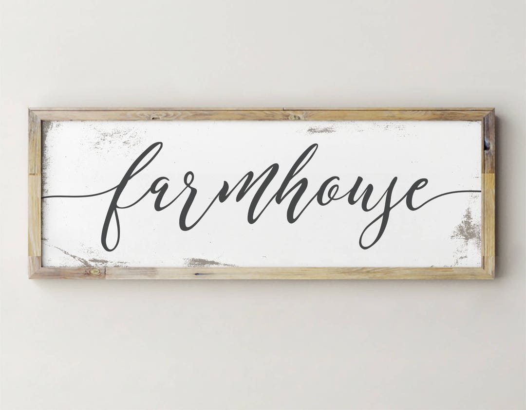 Printable Farmhouse Sign, Farmhouse Wall Decor, Farmhouse Decor ...