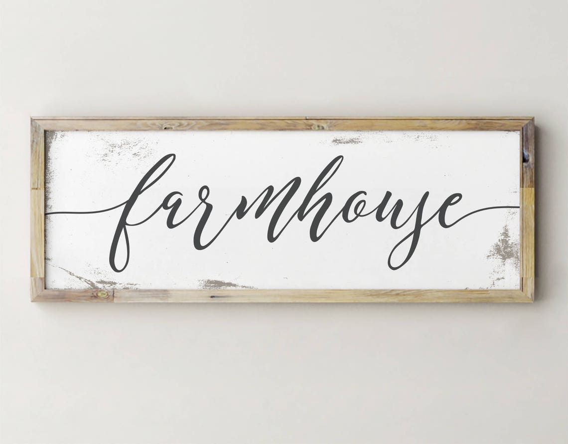 Printable Farmhouse Sign Farmhouse Wall Decor Farmhouse | Etsy