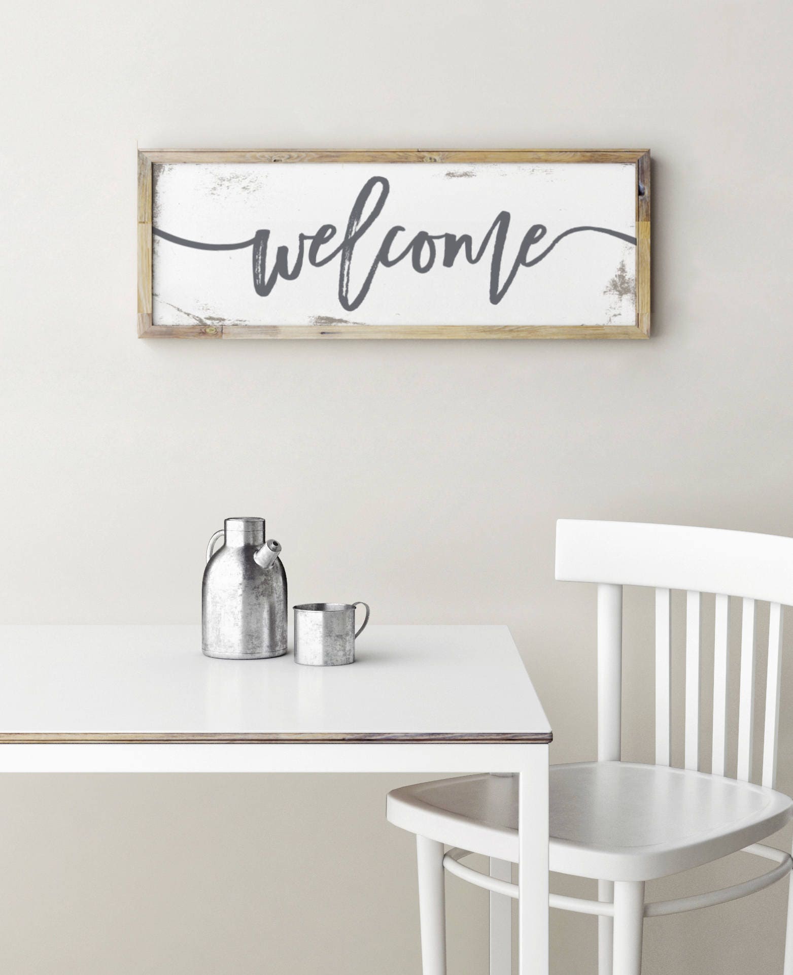 Printable Welcome Sign Foyer Signs Fixerupper Signs - Etsy Hong Kong