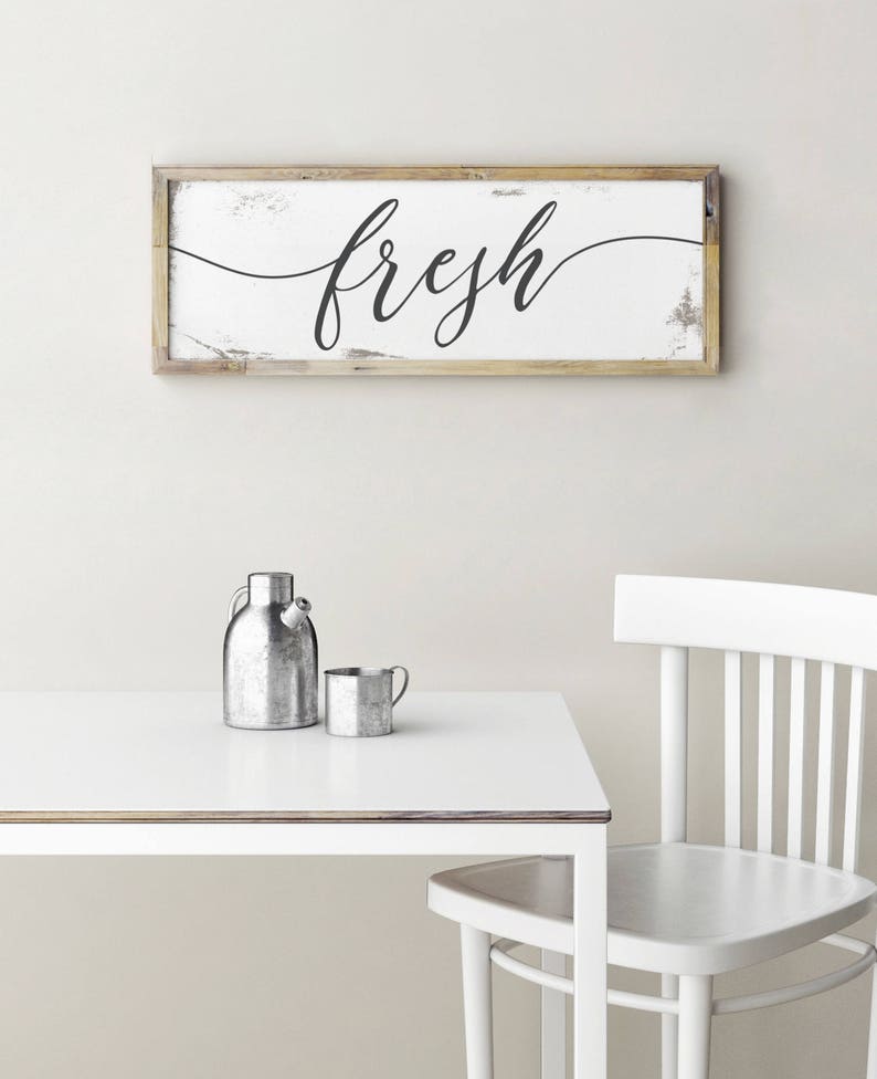Printable Fresh Sign, Kitchen Signs, Kitchen Decor, Kitchen Wall Decor ...