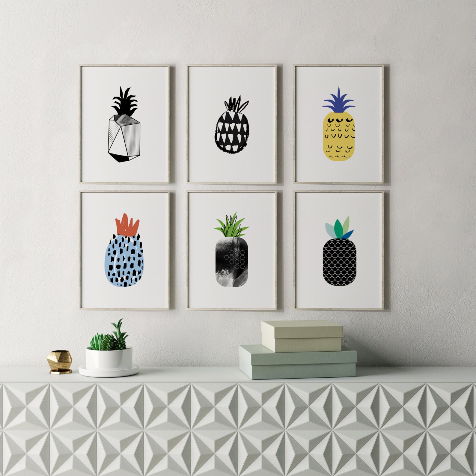 Printable Pineapple Decor Pineapple Print Pineapple - Etsy