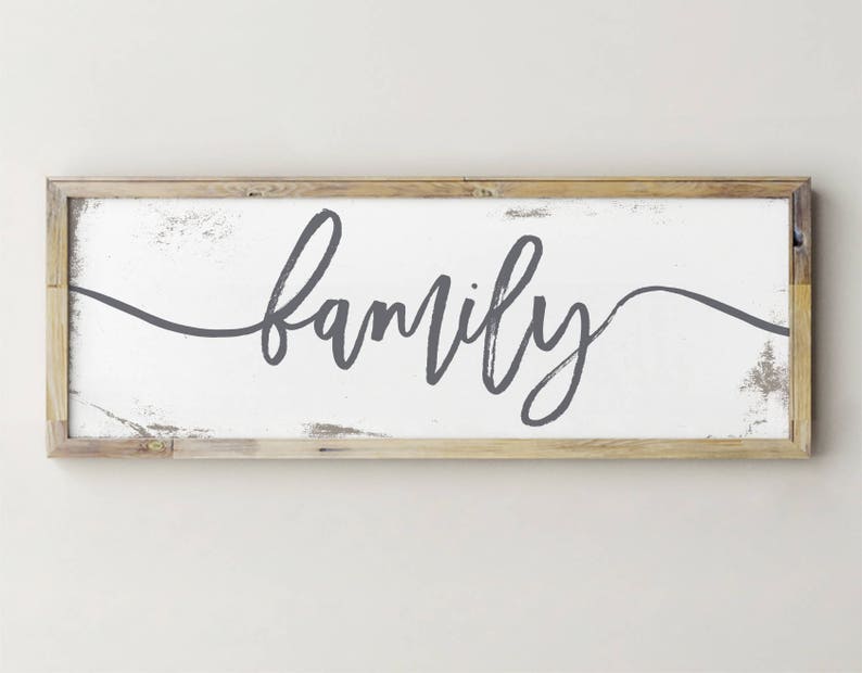 Printable Sign Family Sign Home Decor Fixerupper Signs - Etsy