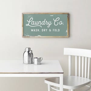 Printable Laundry Co Sign, Laundry Room Decor, Fixerupper Signs ...