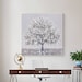 Original Silver Leaf Tree Painting/tree Wall Art/silver Wall Decor ...