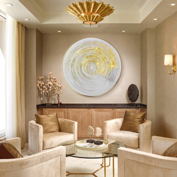 Round Wall Art - Etsy