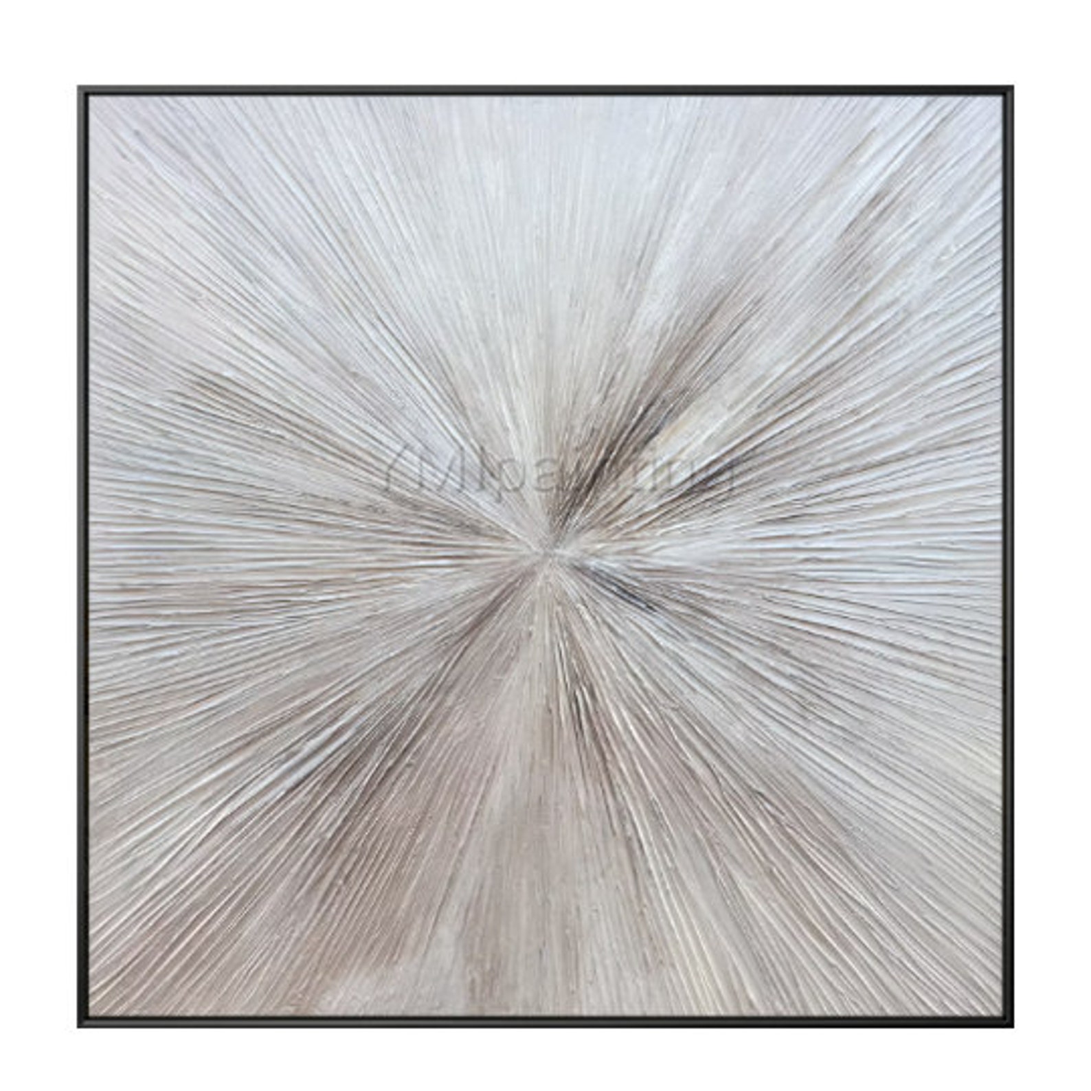 Modern Art Abstract Original Art Silver Painting Acrylic - Etsy UK