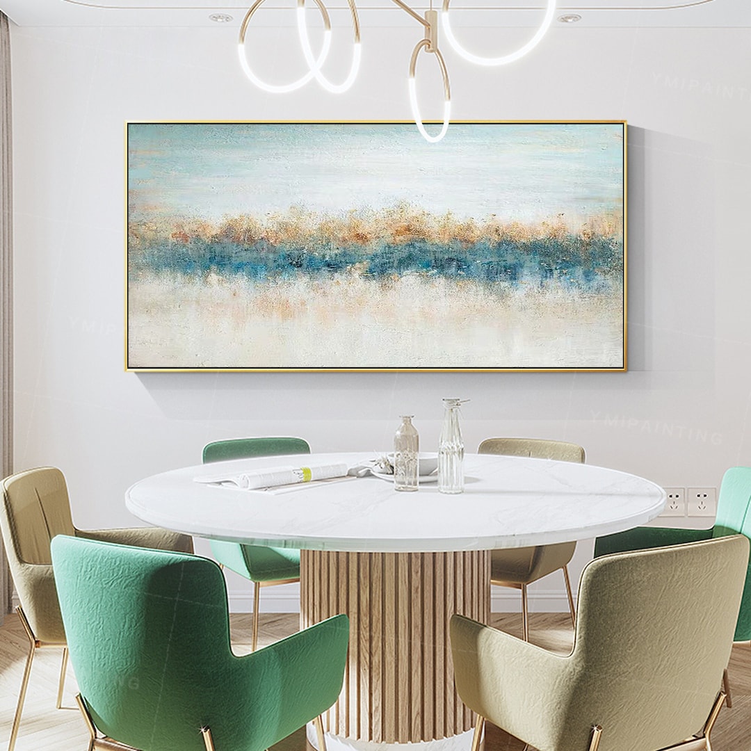 Framed Wall Art Paintings on Canvas Original Abstract Art Large Wall ...