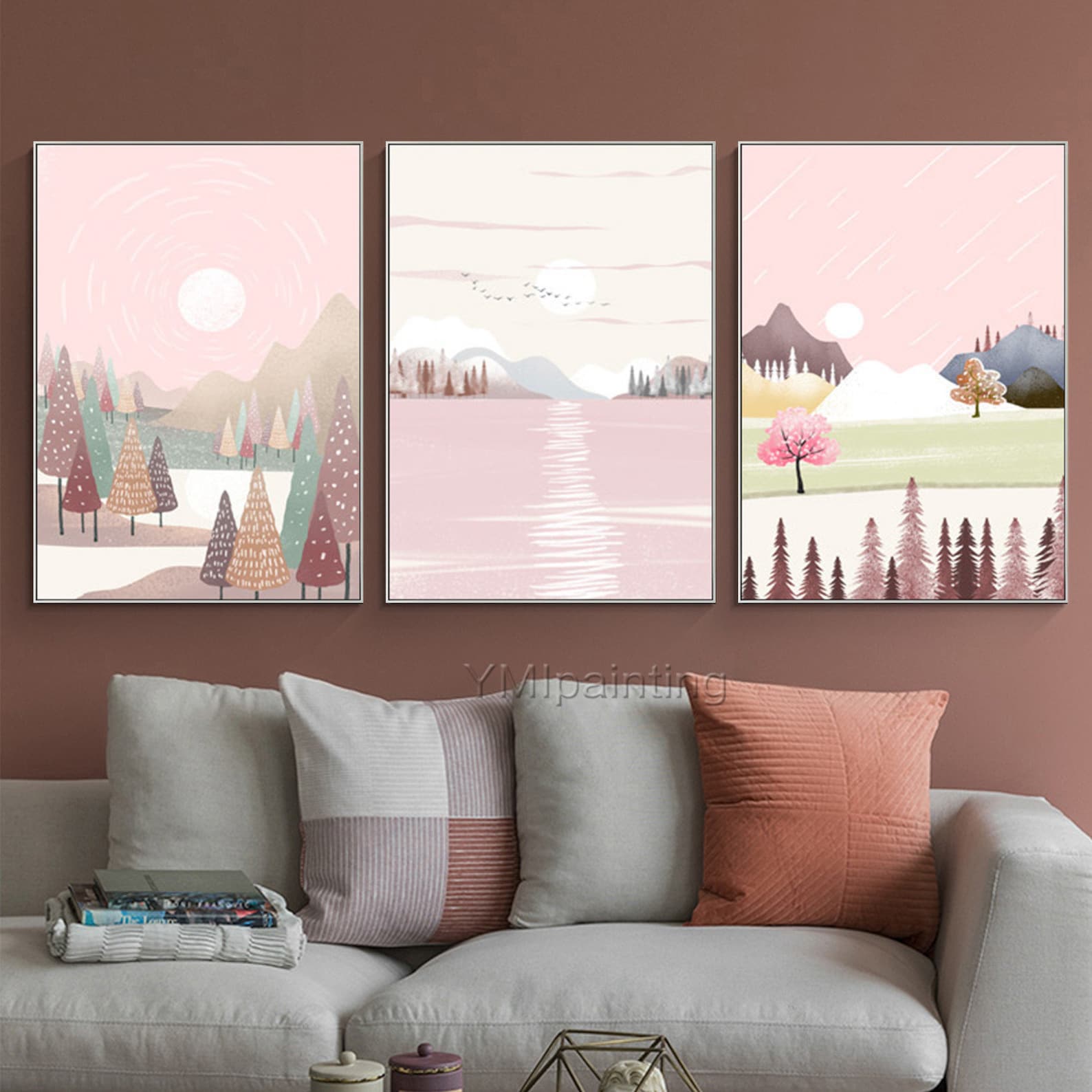 Frame Wall Art Abstract Painting Acrylic Painting on Canvas - Etsy