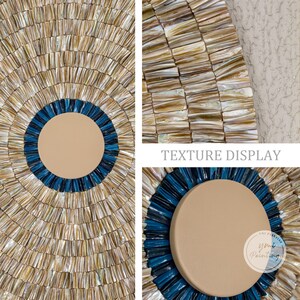 3D Oyster Shell Wall Art: Original Pearl Painting, Coastal Decor - Etsy