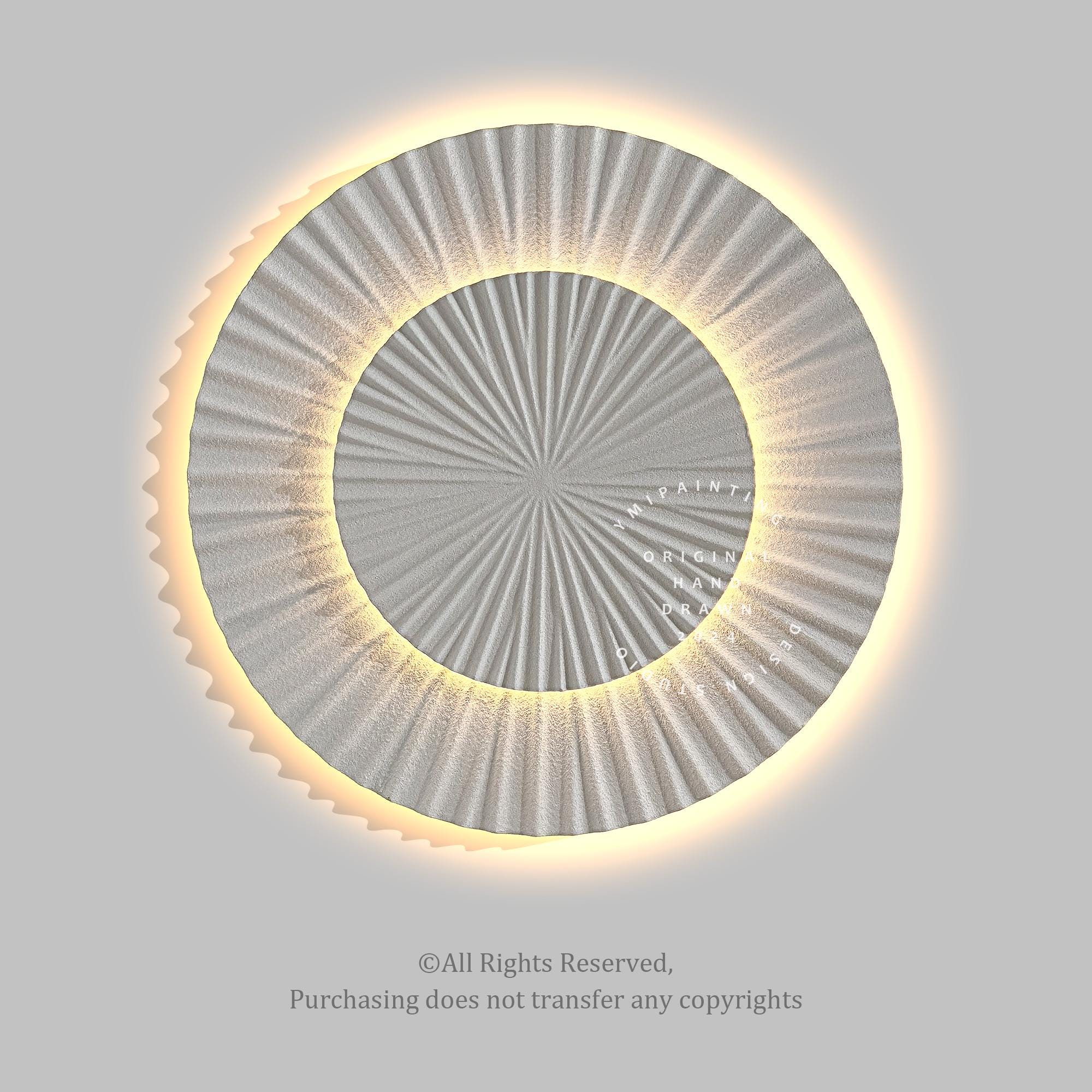 3D Wood Carving,led Warm Light,led Painting,handmade Wall Hanging ...