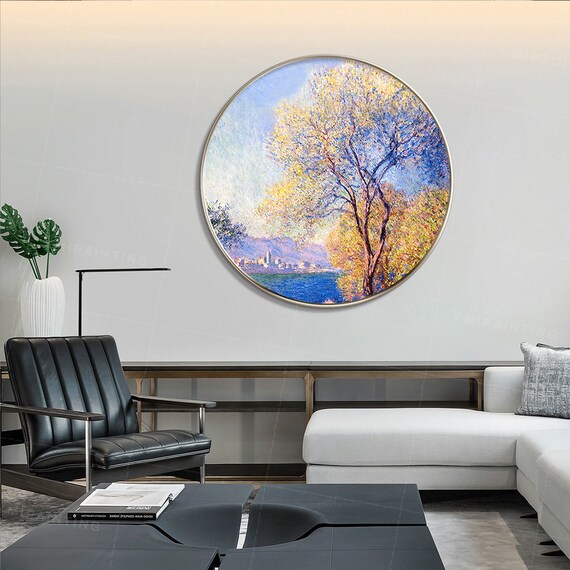 Framed Wall Art Cherry Blossom Claude Monet Painting Oil - Etsy