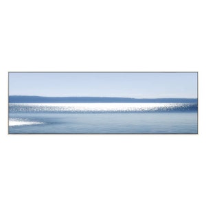 Blue Abstract Art,long Narrow Wall Art,framed Art,abstrct Art,modern ...