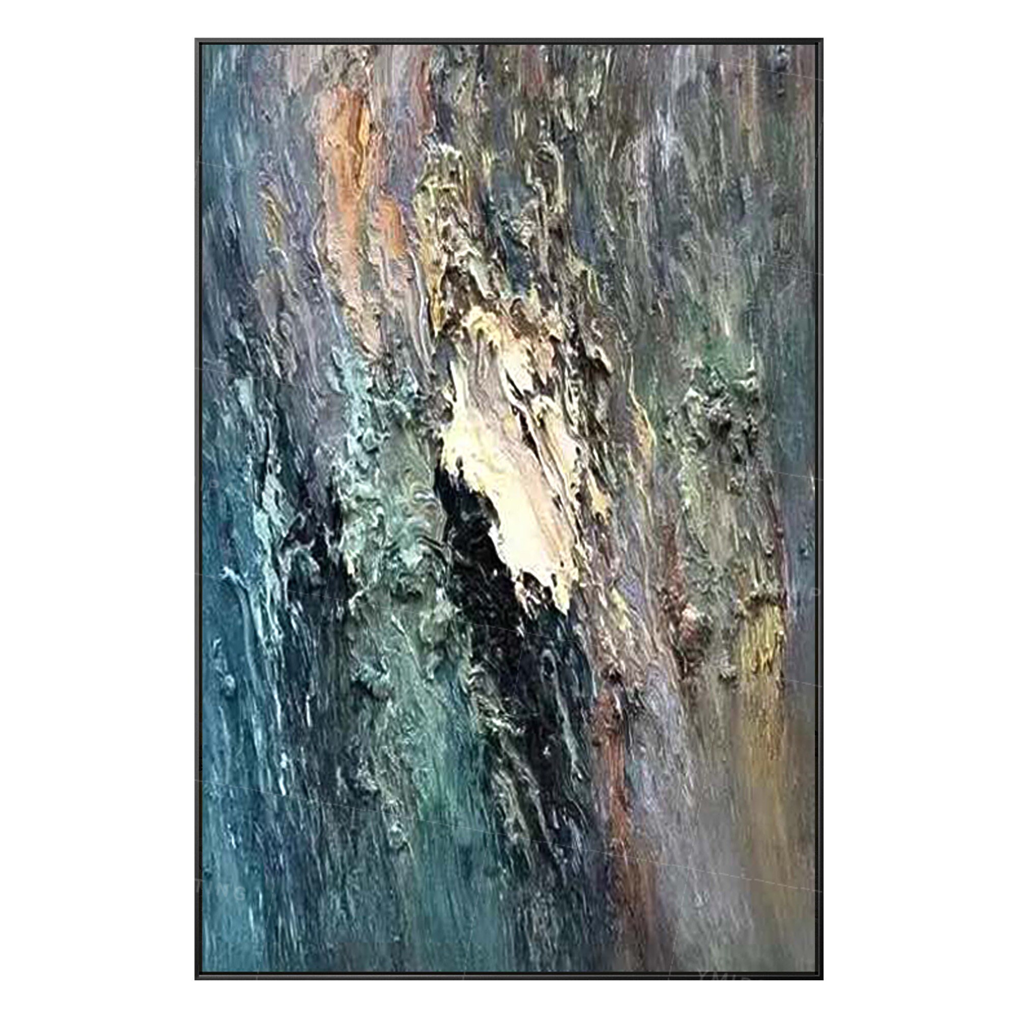 Textured wall art oil painting canvas painting abstract canvas | Etsy