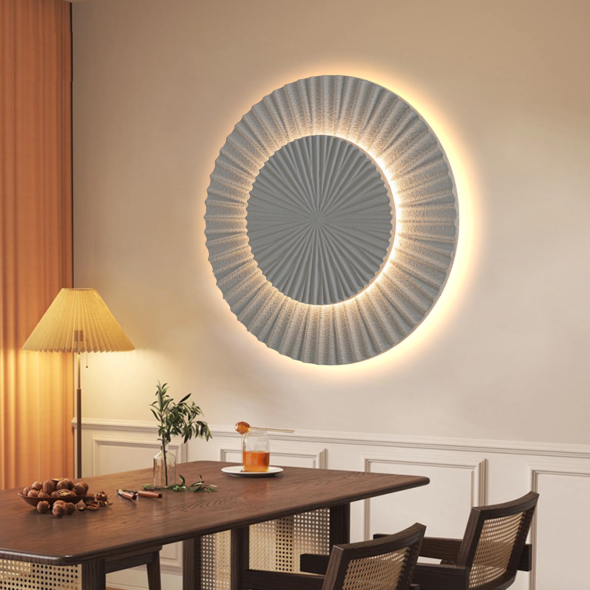 3D Wood Carving,led Warm Light,led Painting,handmade Wall Hanging ...