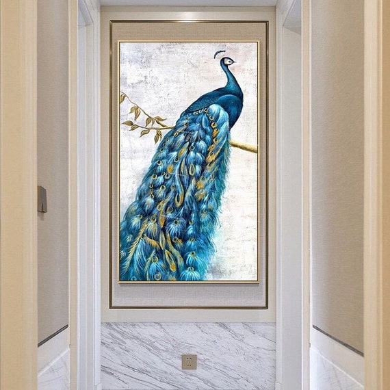 Dibujo Abstracto De Pavo Real