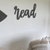 Read Sign Nursery Book Nook Sign Read Word Cutout Wall Art Sign Library ...