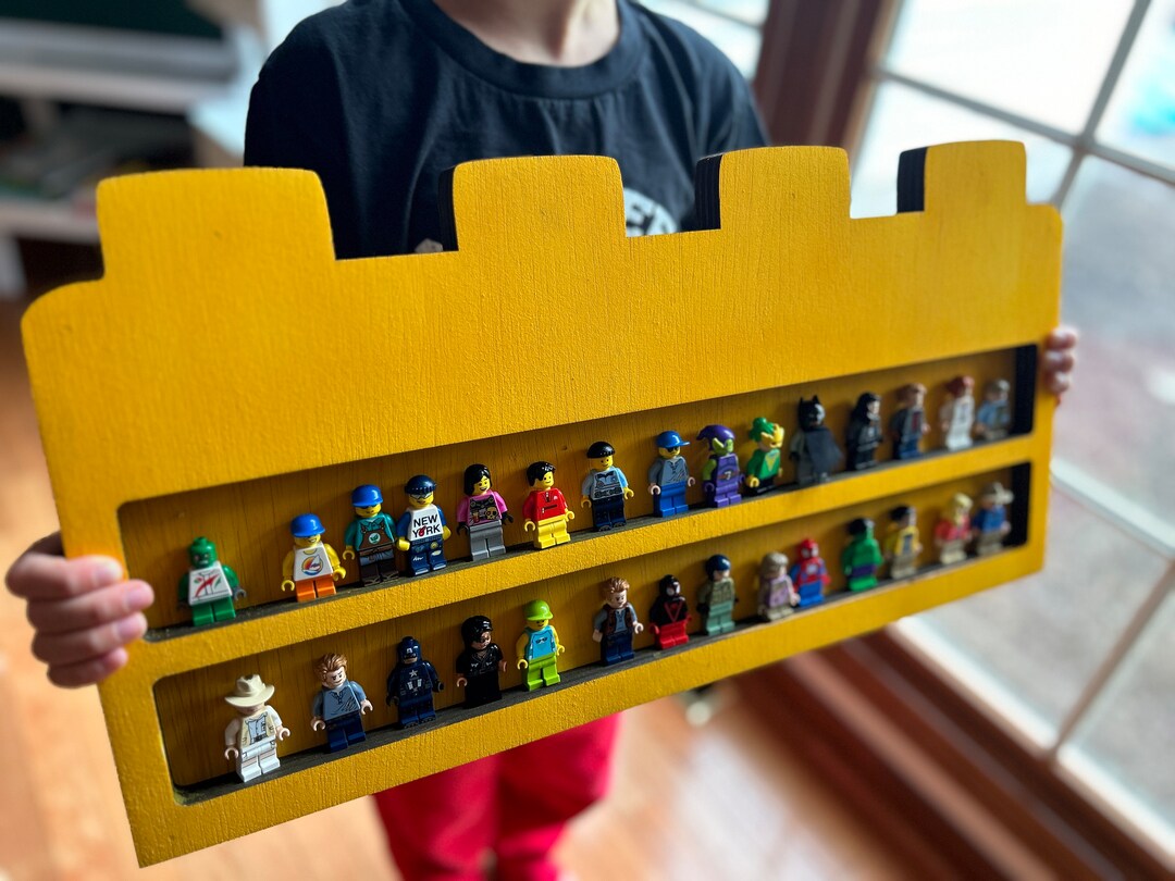 Minifigure Display Shelf for Lego Minifig Shaped Wall Shelf Gift for ...